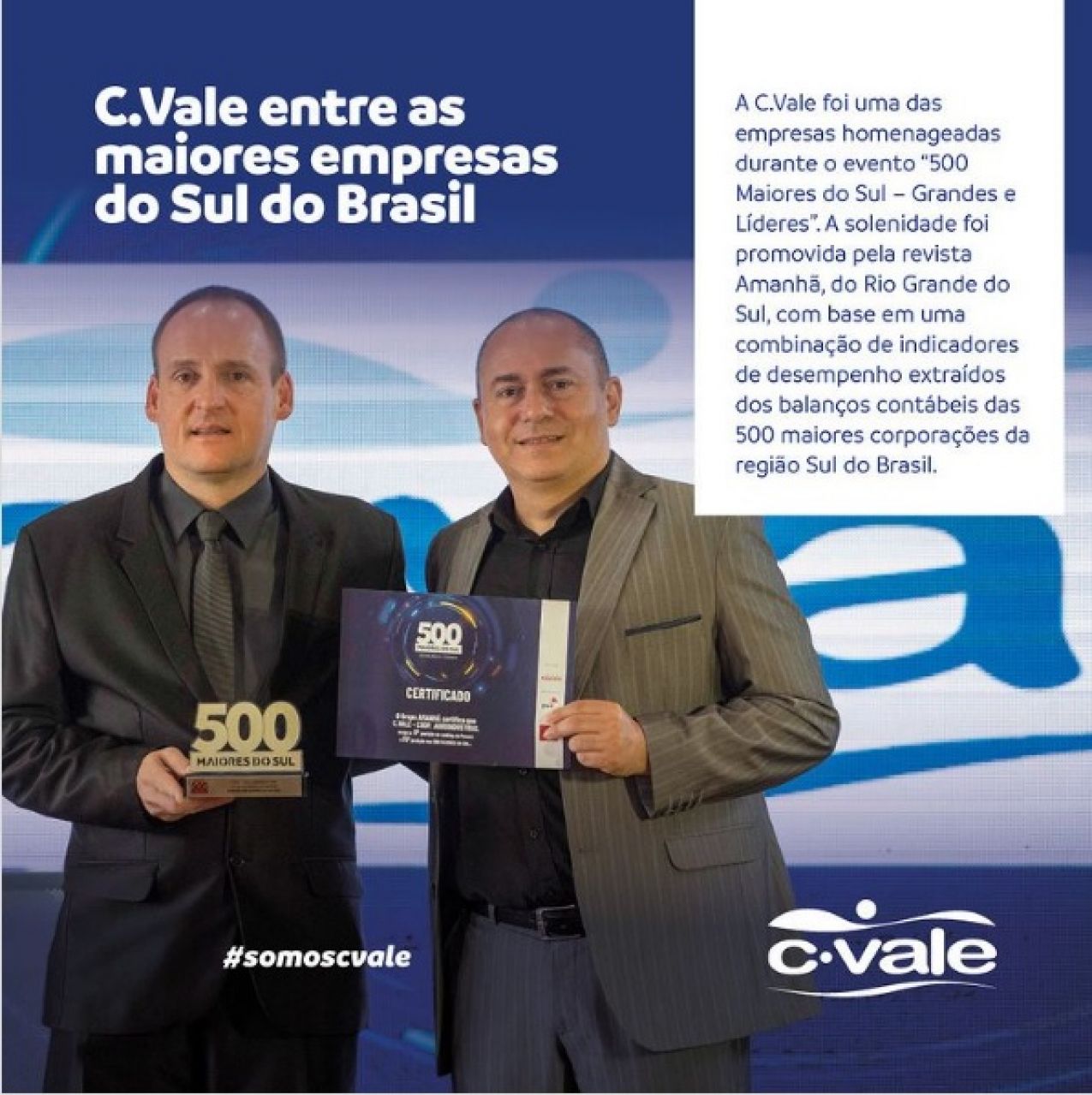 C.Vale entre as maiores empresas do Sul do Brasil - Notícias - Rádio ...